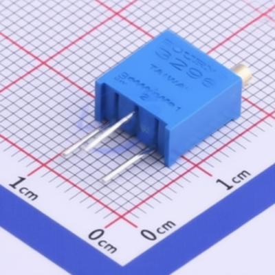 China Industrial 3/8 inch square cermet trimpot potentiometer BOURNS 3296Y-1-102LF with chevron seal design for sale