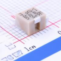 China Sealed surface mount 4mm multiturn cermet trimming potentiometer BOURNS 3224W-1-503E with low 1 percent CRV for sale