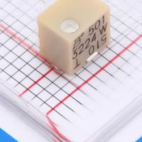China 4 mm SMD Trimpot Potentiometer BOURNS 3224W-1-501E Surface Mount Sealed Construction Flush Adjustment for sale