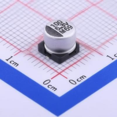 China Long Life Chip Capacitor CapXon MV101M6R3E055ETR Suitable for Surface Mounting on High Density PC Boards for sale