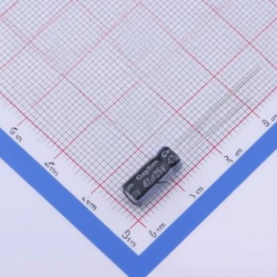 China Radial Leaded Electrolytic Capacitor 470uF 25V CapXon KM470M025C110A for Electronic Equipment Repair for sale