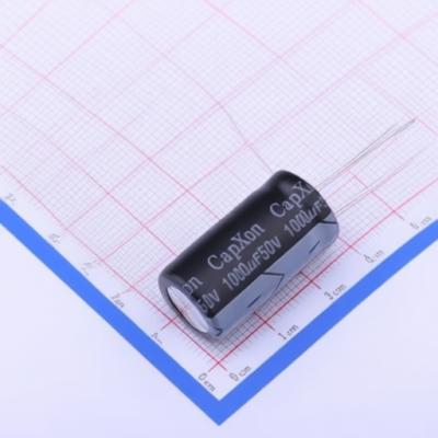 China 50uF 250V Radial Electrolytic Capacitor CapXon KM102M050I250A Used in Power Supply and Audio Devices for sale