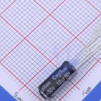 China Radial Electrolytic Capacitor CapXon KM100M050C110A 100uF 50V for Circuit Board Assembly and Repair for sale
