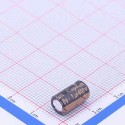 China aluminum electrolytic capacitor CapXon FK010M400E110A with automotive grade certification and 105C rating for sale