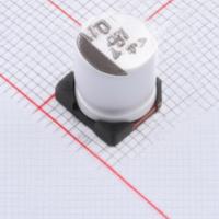 China chip type capacitor CapXon DV471M016F105ETR with low impedance and 2000 hours load life at 105 degrees for sale