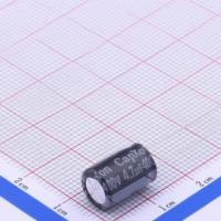 China Long Life Electrolytic Capacitor CapXon KM4R7M400F115A 4 7uF 400V Radial Lead Component for Circuits for sale