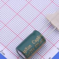 China Radial GF Series Capacitors Including CapXon GF471M025G160ETA for in Computer Peripherals and Motherboards for sale