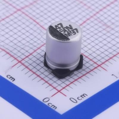 China Chip type capacitor CapXon MV470M050E077ETR designed for load life of 5000 hours at plus 105 degrees for sale