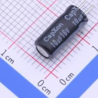 China Electrolytic Capacitor CapXon KM100M016C110ECA 100uF 16V Radial Leaded Capacitor for Electronic Circuits for sale