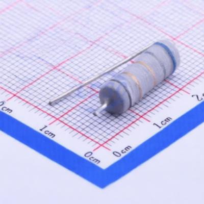 China CCO Chian Chia Elec KNP3W-6.8Ω±5% F Wirewound Resistor Featuring Tinned Iron Cap and Resistance Wire for sale