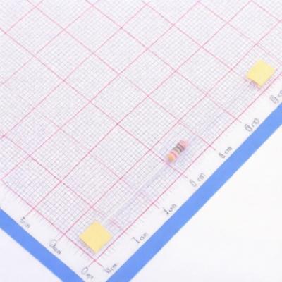 China CCO Chian Chia Elec RI40-1/4W-1MΩ ±2% T Metal Glaze Resistor 0.25W 1 Megaohm Resistance High Voltage for sale