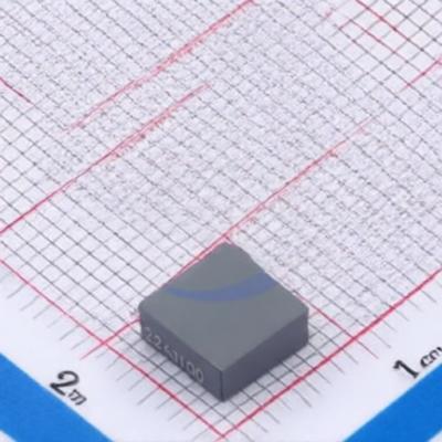 China Compact metallized polyester film capacitor CHAMPION SMEC224J100M2 with epoxy resin filling and ul94 v0 plastic case for sale