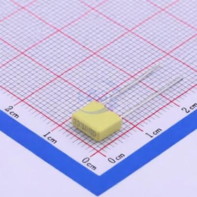 China Capacitor CHAMPION SMEC333J100M1 Metallized Polyester Film with Plastic Case and Epoxy Resin Filling for sale