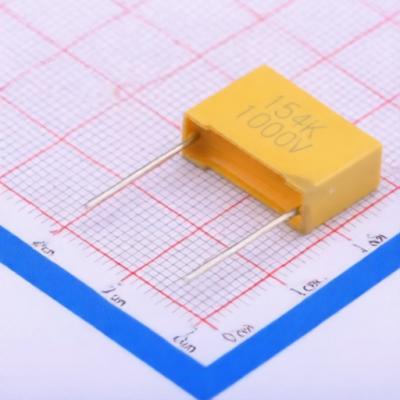 China Metallized Polypropylene Film Capacitor CHAMPION MPP154K1000D181206B1515 for Electrical Noise Control for sale