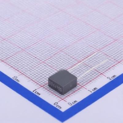 China Electronic component CHAMPION SMEC334J100M2 capacitor featuring 100 volts and 0.1 microfarad capacitance for sale