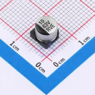 China Electronic Capacitor ChengTao RVE1J100M0605ZY Featuring Shelf Life of 1000 Hours at 105 Degrees Celsius for sale