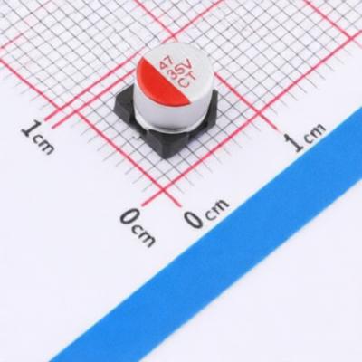 China 470 Microfarad 6 3 Volt Radial Leaded Electrolytic Capacitor ChengTao CT1V470M0605 Electronic Part for sale