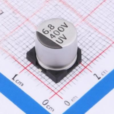 China High Voltage 400V Aluminum Electrolytic Capacitor ChengTao UV2G6R8M1010ZY Surface Mount 8x10.5mm Size for sale