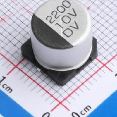 China Durable V chip aluminum electrolytic capacitors ChengTao DV1A222M CRG1A meeting EU and JIS standards for sale