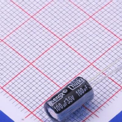 China High Reliability Electronic Components Aluminum Electrolytic Capacitors Chengx KM107M035E11RR0VH2FP0 for sale