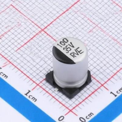 China V chip aluminum electrolytic capacitor ChengTao RVE1V101M0810ZY meeting Japanese industrial standards for sale