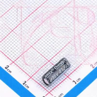 China Aluminum Electrolytic Capacitors Chengx KM476M025D11RR0VH2FP0 with 105 Degree Operating Temperature for sale