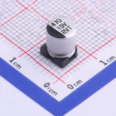 China Aluminum Electrolytic Capacitors Chengx RVT1A471M0607 105 Rated V chip Series for Electronic Circuits for sale