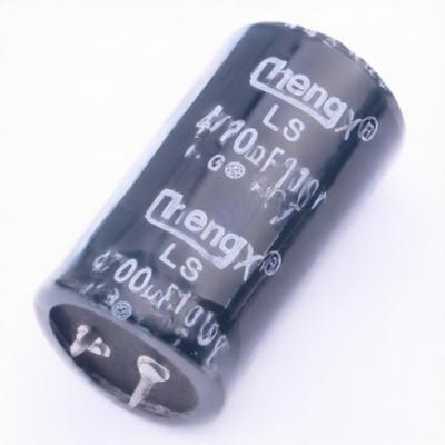 China Aluminum electrolytic capacitor Chengx LS478M100P50RR0VH2SP0 offering operation with low electrical losses for sale