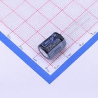 China Aluminum Electrolytic Capacitors with rated voltage range 6.3V to 500V Chengx KM227M050G13RR0VH2FP0 for sale