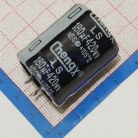China Long Lasting Aluminum Electrolytic Capacitors Chengx LS187M420O30RR0VH2SP0 for Electronic Components for sale