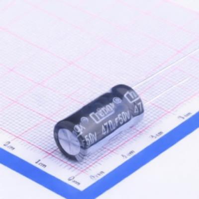 China Aluminum Electrolytic Capacitors Chengx KM477M050G20RR0VH2FP0 with Wide Temperature Range and Long Life for sale