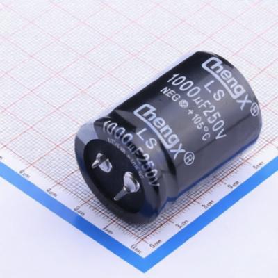 China LS Series aluminum electrolytic capacitor Chengx LS108M250P40RR0VH2SP0 for in industrial electronics for sale