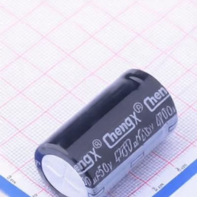China Aluminum Electrolytic Capacitors Chengx KM478M050N35RR0VH2FP0 with Compliance to International Standards for sale