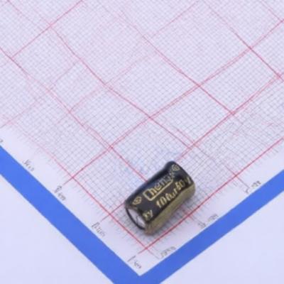 China Durable Aluminum Electrolytic Capacitor Chengx GR107M050F12RR0VH4FP0 Rated for 6.3 to 100 Volt Range for sale