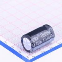China KM Series capacitor Chengx KM476M450K25RR0VH2FP0 with leakage current control and wide capacitance range for sale
