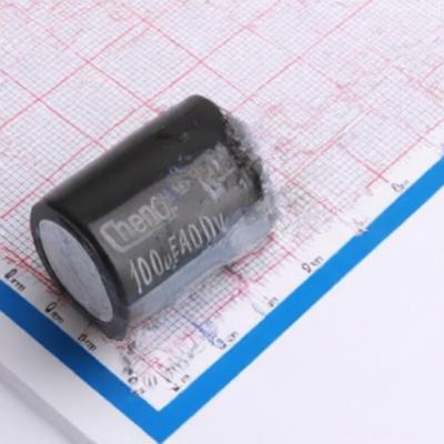 China aluminum electrolytic capacitors Chengx KM107M400L25RR0VH2FP0 suitable for various electronic devices for sale