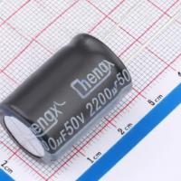 China Aluminum Electrolytic Capacitor Chengx KM228M050L25RR0VH2FP0 with Wide Capacitance and Voltage Range for sale