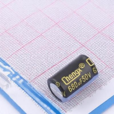 China Aluminum Electrolytic Capacitor Chengx GR687M050J20RR0VH4FP0 with 2000 to 4000 Hours Life Expectancy for sale