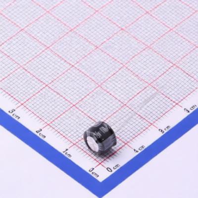 China aluminum electrolytic capacitor Chengx KF107M025F05RR0VH2FG0 with 5 millimeter height and 1000 hours lifespan for sale