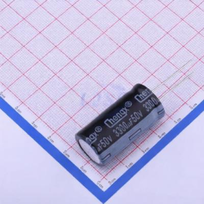 China Robust Aluminum Electrolytic Capacitors Chengx KM338M050L36RR0VH2FP0 with Compliance to IEC Standards for sale
