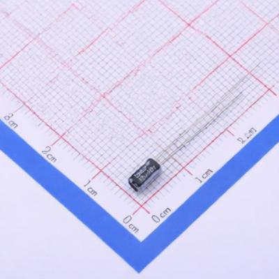 China aluminum electrolytic capacitor Chengx KF106M016B05RR0VH2FP0 with 105 degree rating and 1000 hour lifespan for sale