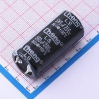 China aluminum electrolytic capacitor Chengx LS567M200N45RR0VH2SP0 with wide capacitance and voltage range for sale