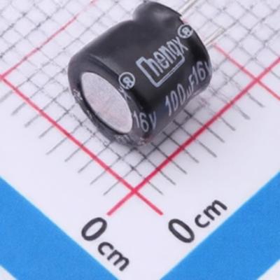 China aluminum electrolytic capacitor Chengx KF107M016E05C30VH2FP0 with low profile design and extended performance life for sale