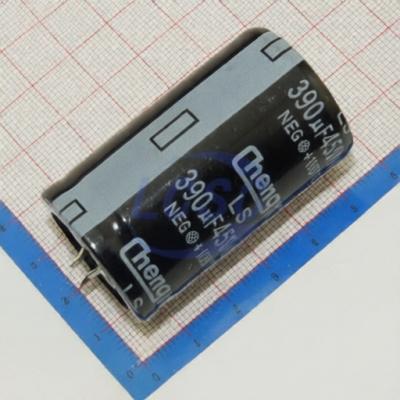 China aluminum electrolytic capacitor Chengx LS397M450P50RR0VH2SP0 with wide voltage range and long lifespan for sale