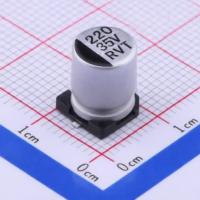 China V chip aluminum electrolytic capacitors Chengx RVT1V221M0810 suitable for various electronic applications for sale