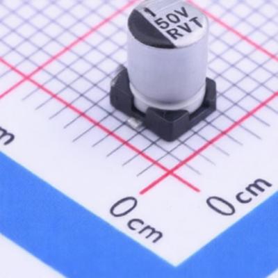 China V chip aluminum electrolytic capacitor Chengx RVT1H010M0405 with 105 degree temperature rating and RoHS directive for sale