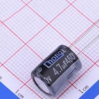 China Aluminum Electrolytic Capacitor KM475M450G13RR0VH2FY0 4.7uF 450V Rated Voltage Black Body PVC Sleeve for sale