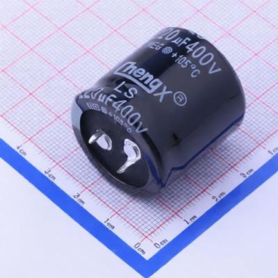 China Stable Performance Aluminum Electrolytic Capacitor Chengx LS227M400P30RR0VH2SP0 Rated for 2000 Hours for sale