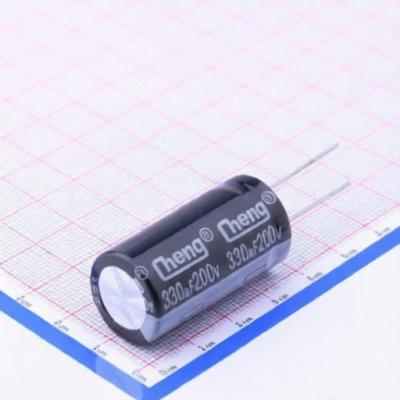 China Aluminum electrolytic capacitor Chengx KM337M200L36RR0VH2FP0 with wide capacitance range and low leakage current for sale