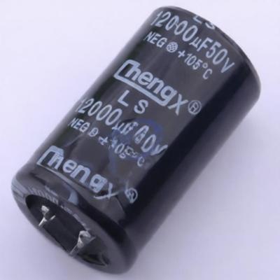 China Long Life Aluminum Electrolytic Capacitors Chengx LS129M050P50RR0VH2SP0 with Snap In Terminal Design for sale